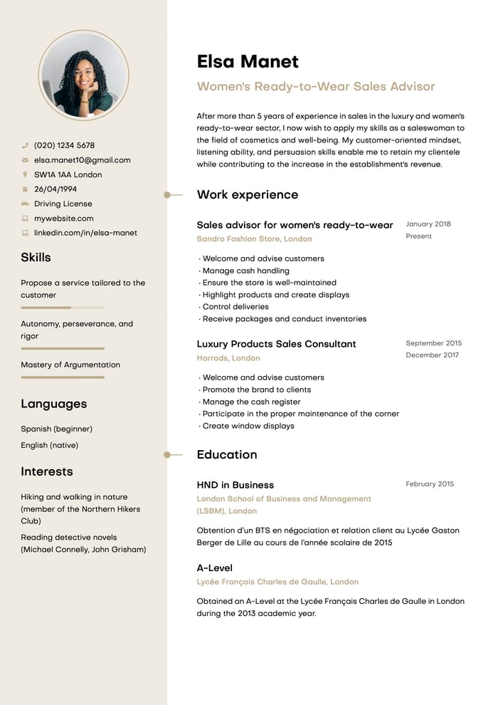 Create your CV online easily with MakeMyCV