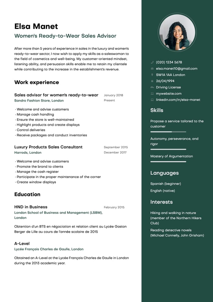 Create your CV online easily with MakeMyCV